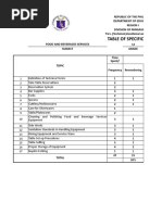 Rubrics For Table Skirting | PDF | Rubric (Academic) | Evaluation Methods