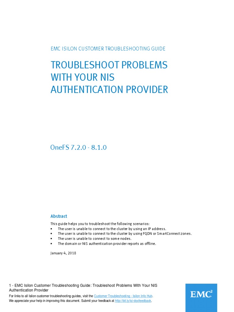 ISILON Trouble Shooting PDF | PDF | File Transfer Protocol | Troubleshooting