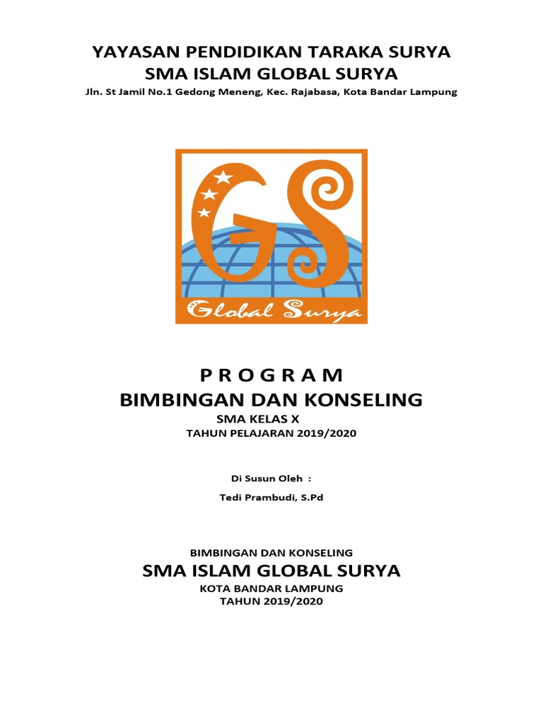 Program BK Sma-Ma Sesuai Pop BK Kelas 10 | PDF