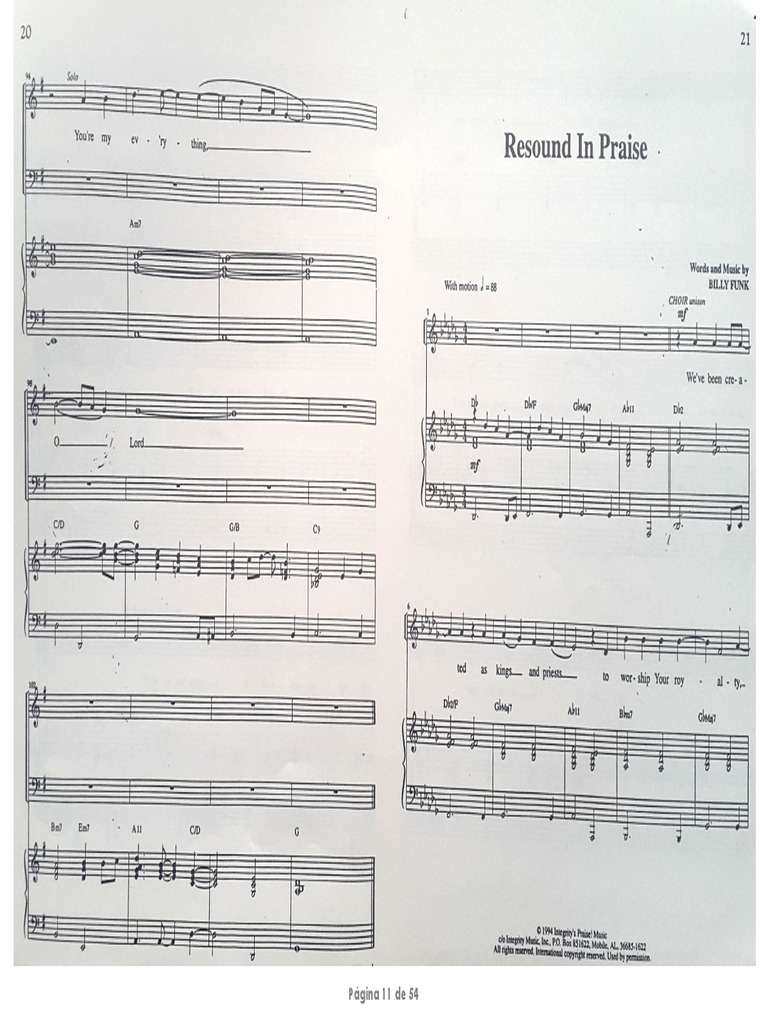 Resound in Praise PDF | PDF