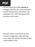 Skala Nyeri Numerik (NRS) dan Kategorinya | PDF