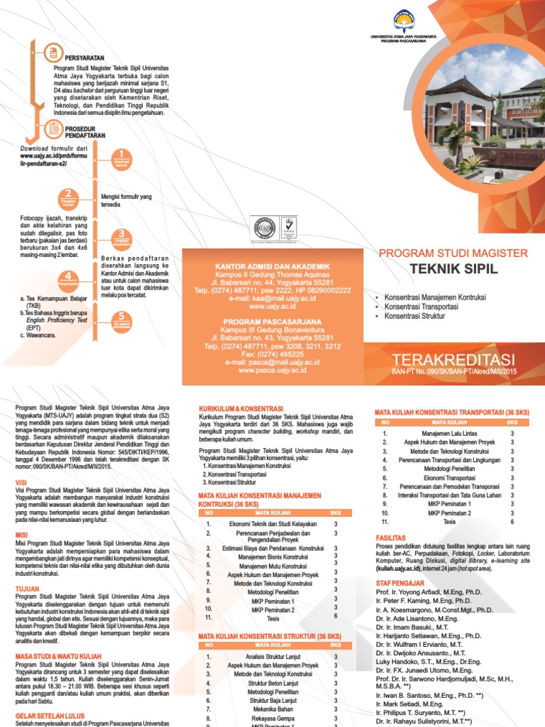 Brosur Teknik Sipil | PDF
