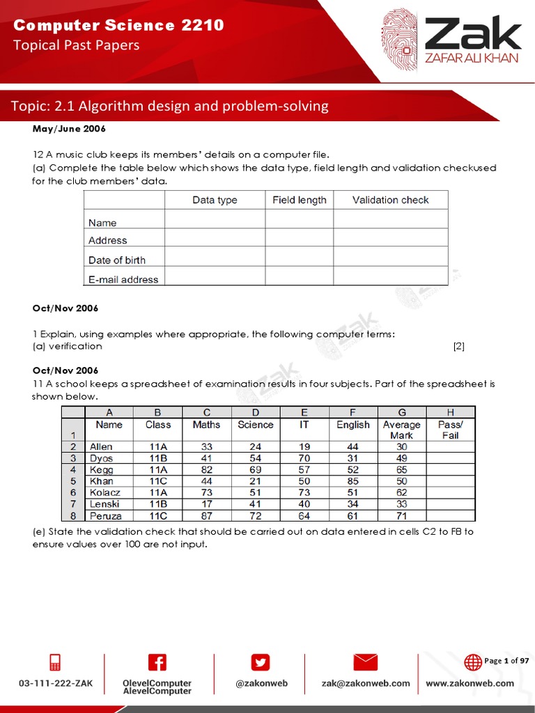 21 Algorithm Design And Problem Solving Pdf Pdf Algorithms Databases