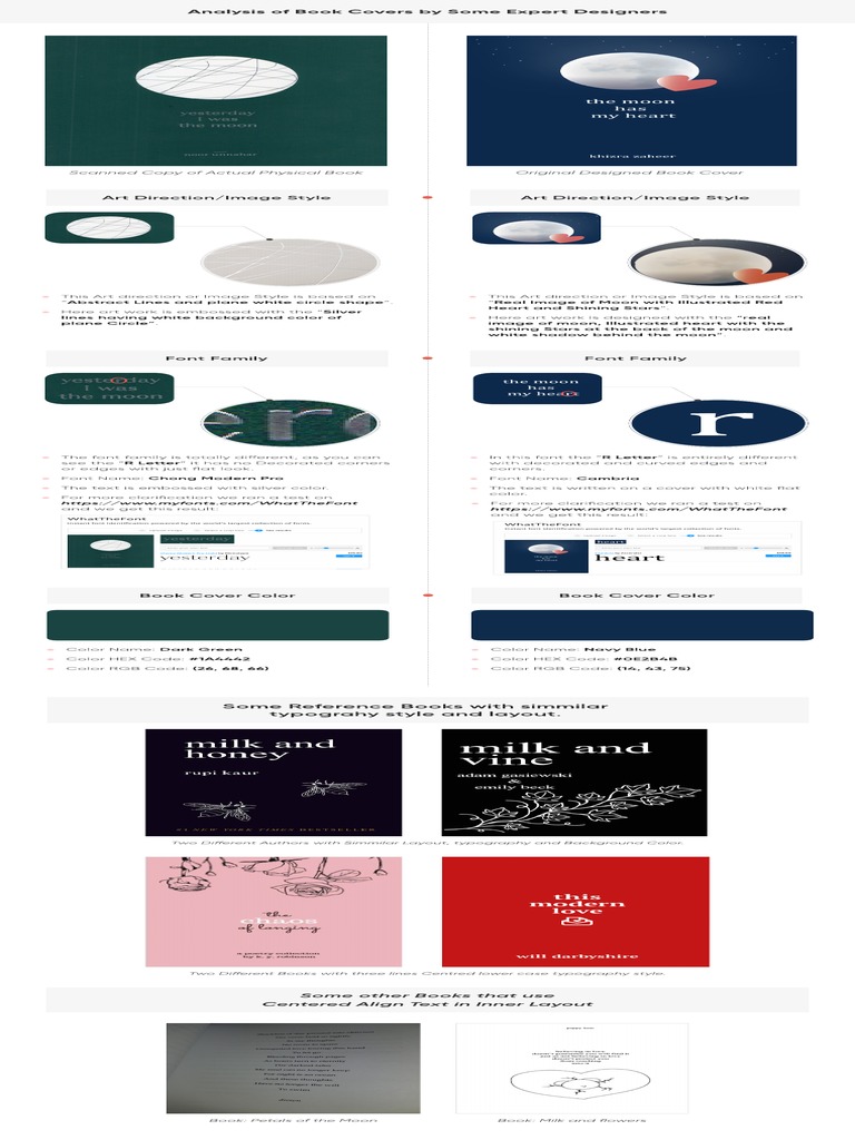 Book Cover Analysis | PDF | Typography | Text