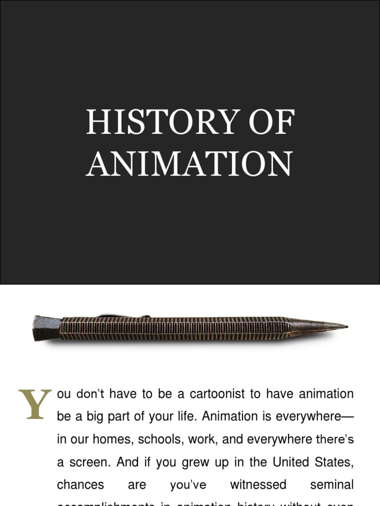 Animation's Evolution Through Time | PDF | Animation | Cartooning