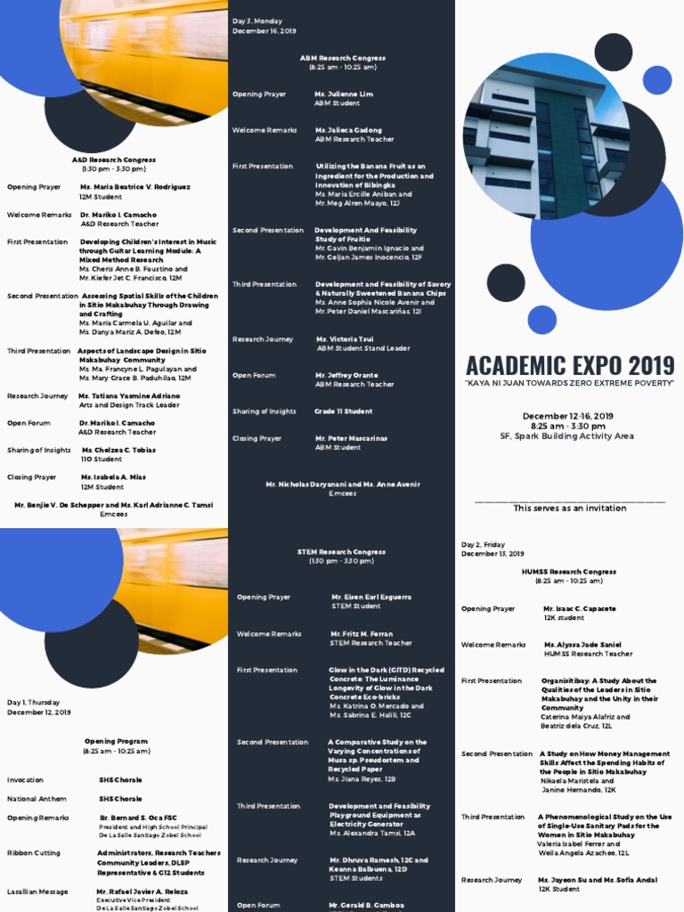 Academic Expo Invite | PDF