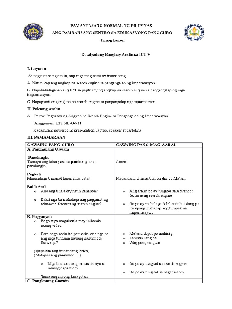 Ict Grade 5 Final Demo | PDF