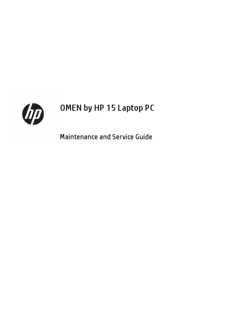 HP Omen User Guide | PDF | Bios | Solid State Drive