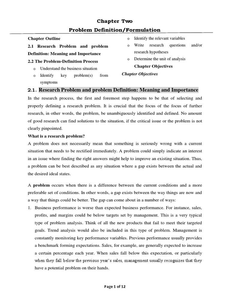 BRM-Chapter 2 | PDF | Hypothesis | Dependent And Independent Variables