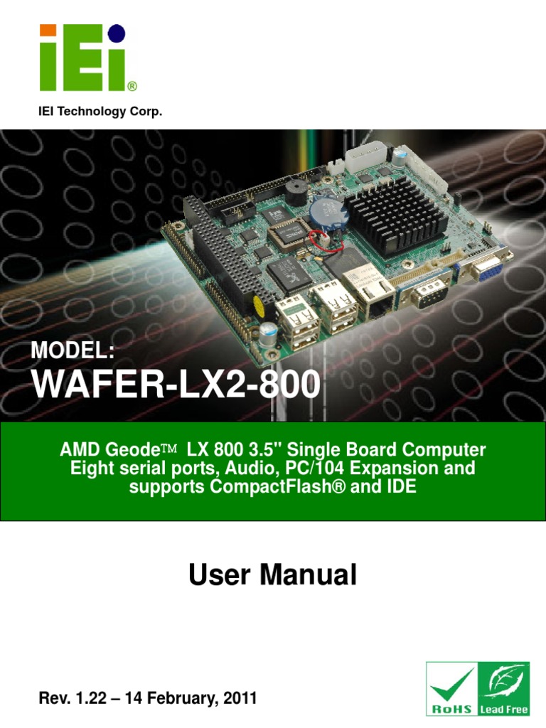 WAFER-LX2 UMN v1.22 | PDF | Bios | Advanced Micro Devices