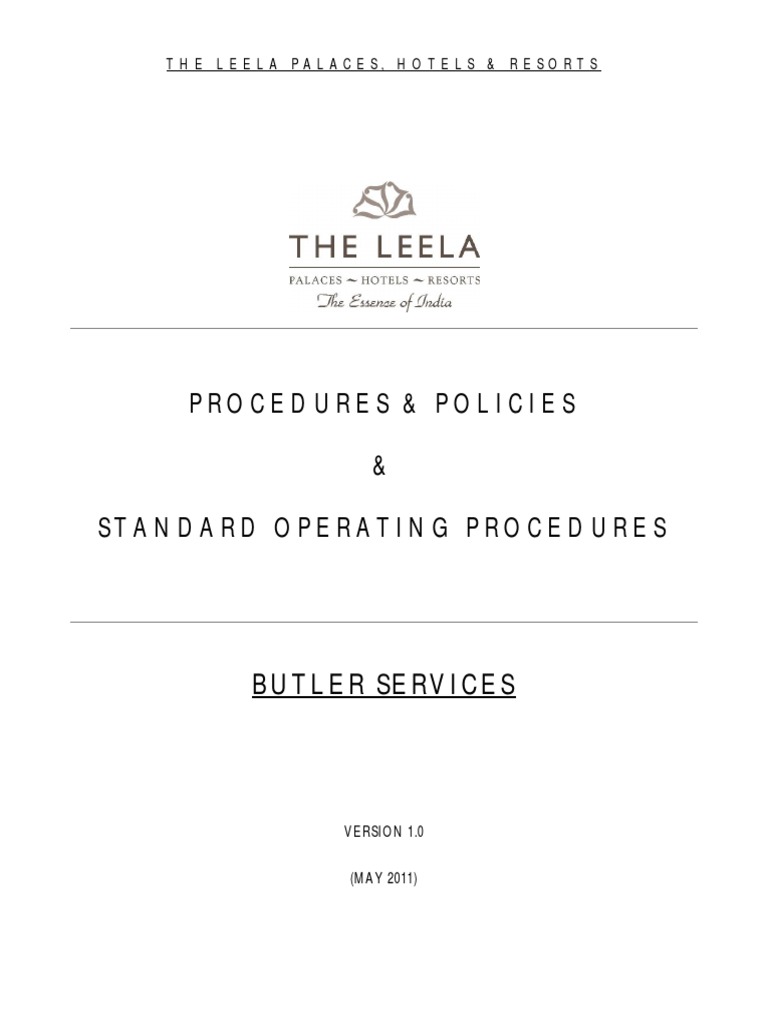 Butler Services PDF | PDF | Baggage | Clothing