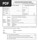 Kseb Ownership Changing Format | PDF