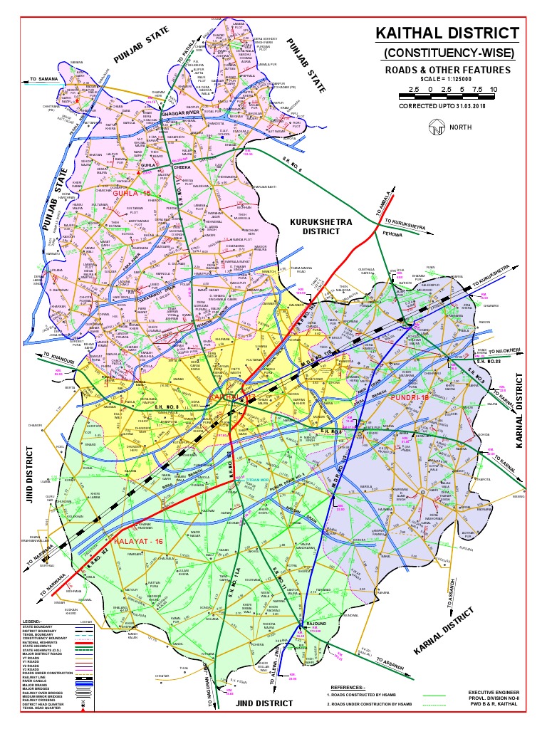 Kaithal Const. Map PDF | PDF