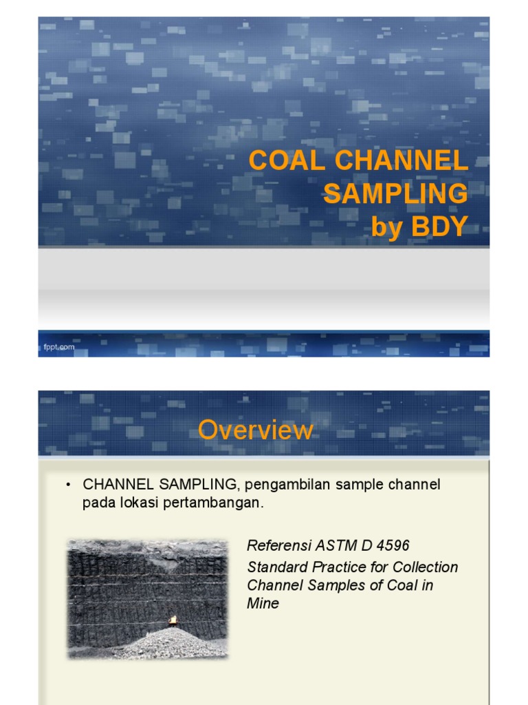 Channel Sampling ASTM 4596 | PDF