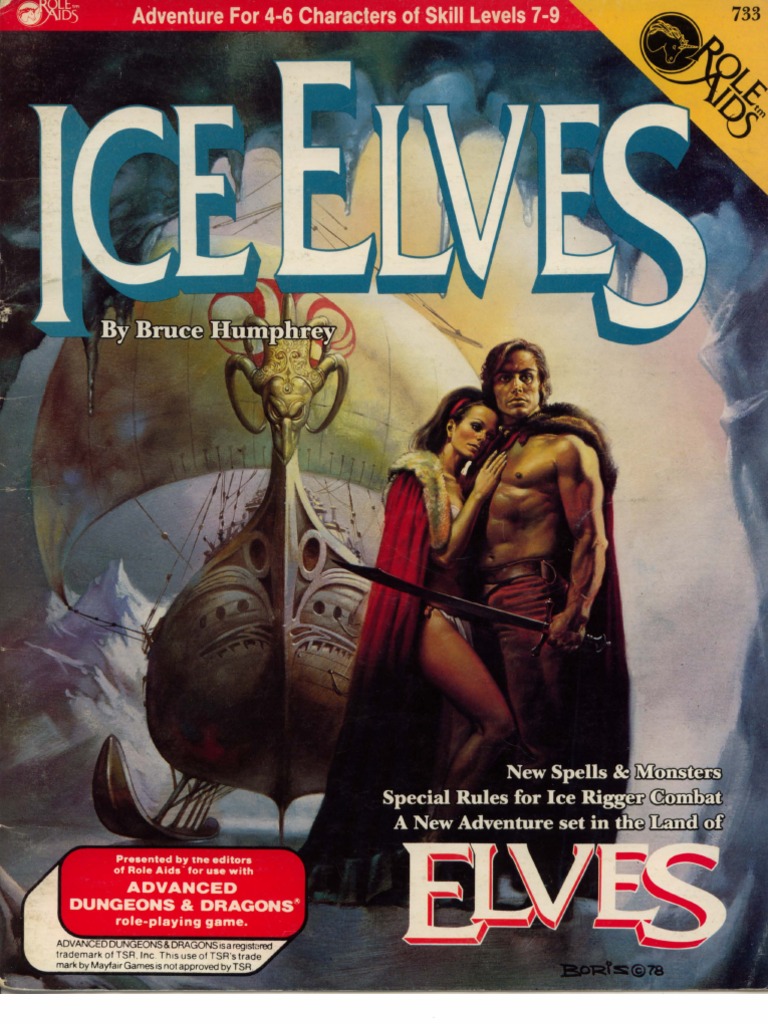 Mayfair Games - Role Aids - 733 - Ice Elves Lvls 7-9 | PDF