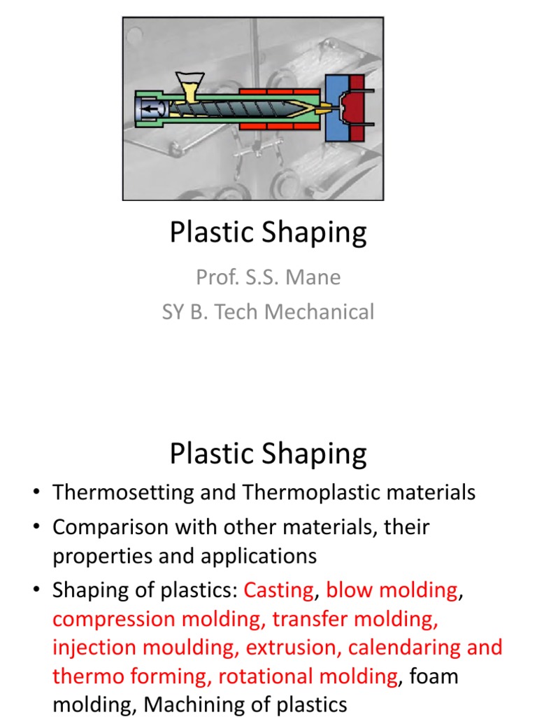 Plastic Shaping | PDF | Polymers | Extrusion