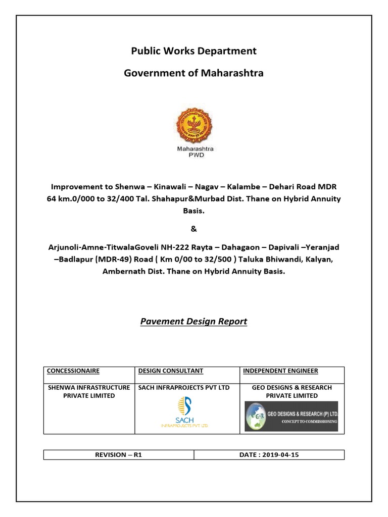 Pavement Design Report - MU06 PDF | PDF | Economic Growth | Road