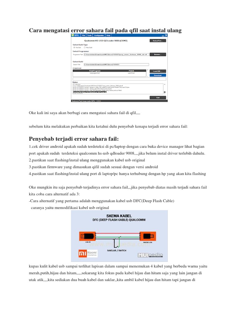 Atasi Sahara Fail di QFIL dengan Mudah | PDF
