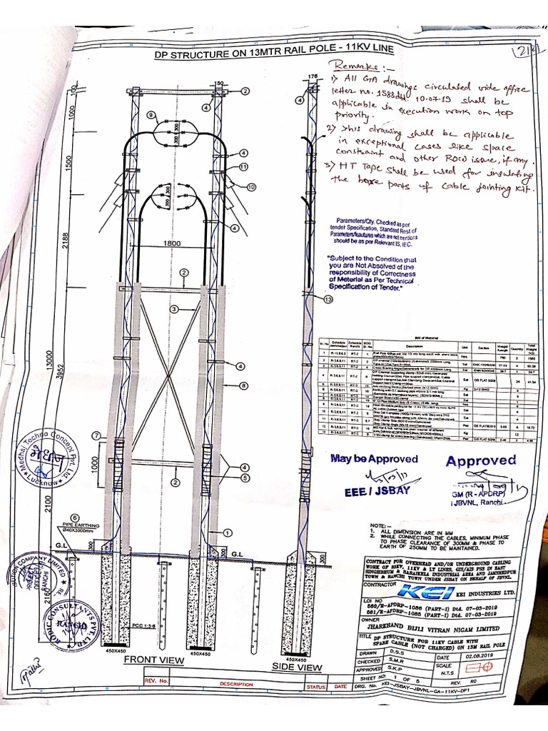 11KV DP Structure Arrangements | PDF