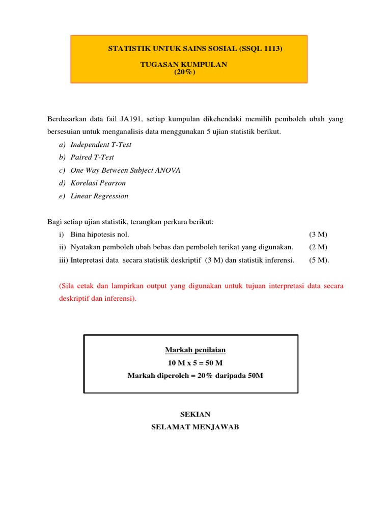 Tugasan Kumpulan SSQL 1113 Ja191 | PDF