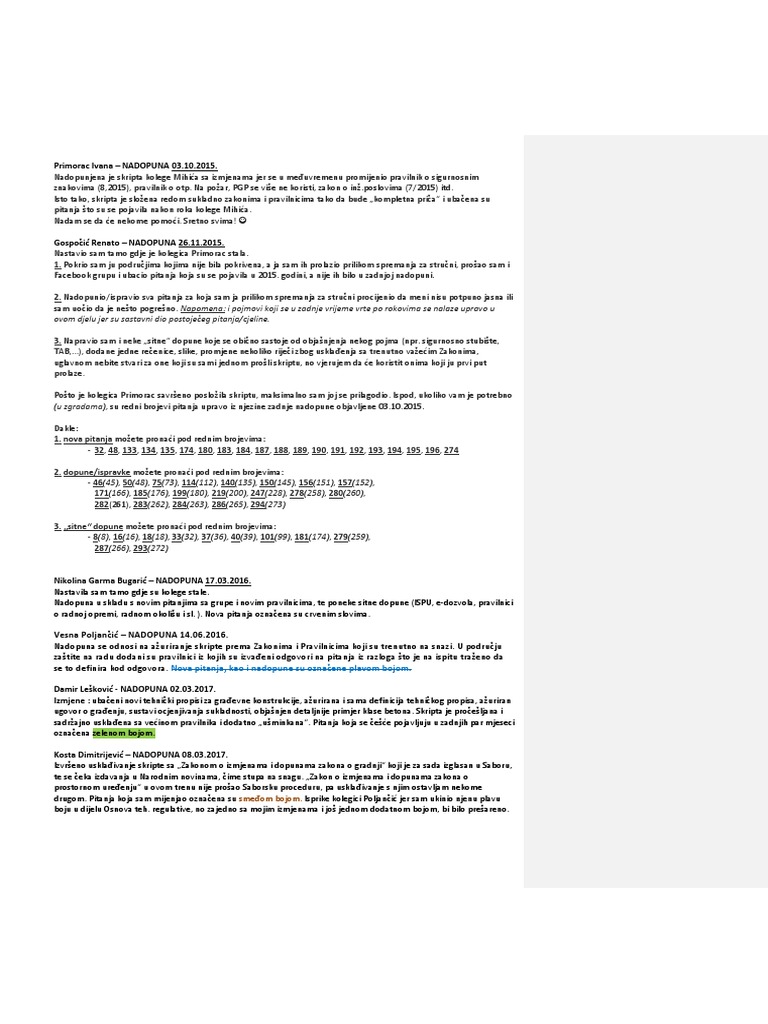 Skripta - Stručni Ispit - 02 - 01 - 2020 | PDF