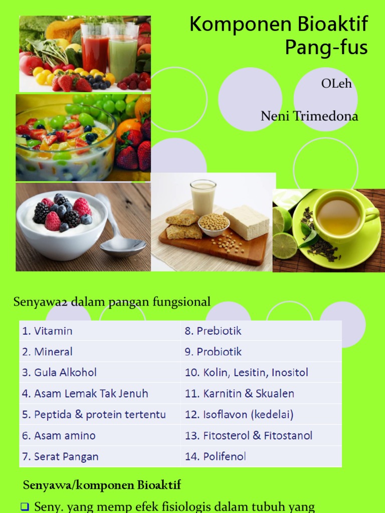 Komponen Bioaktif Ok | PDF