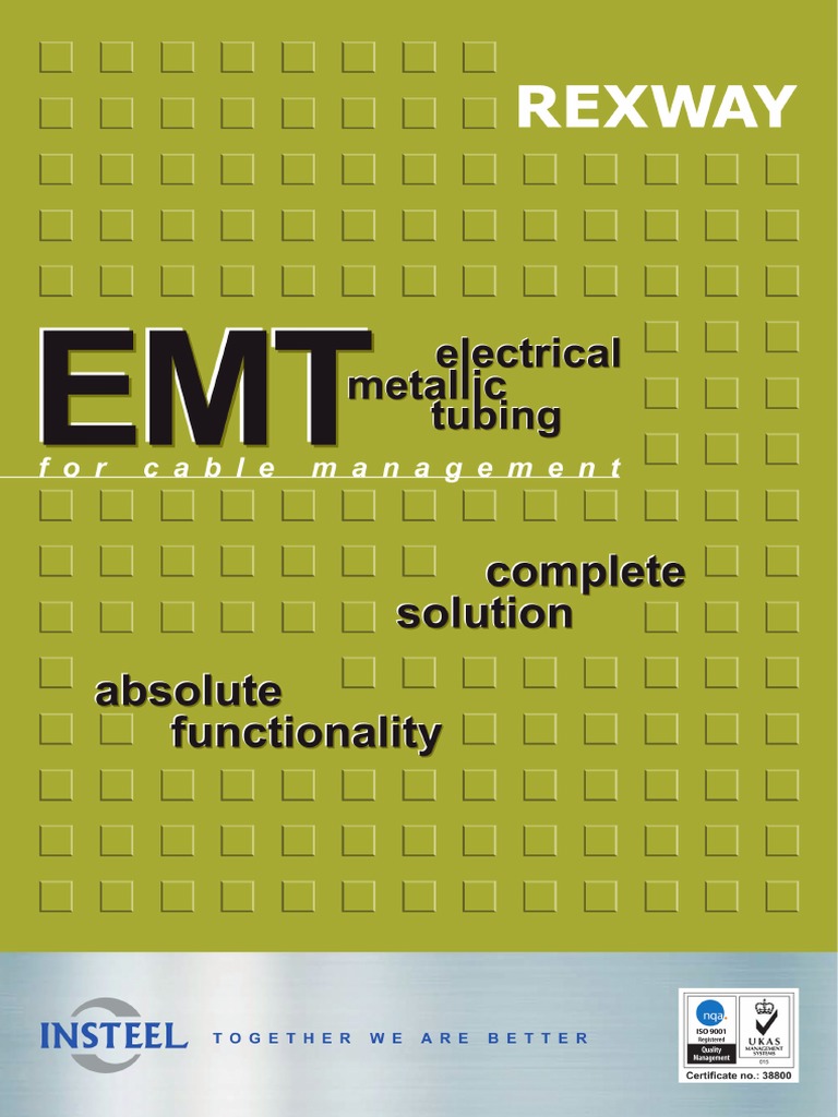 REXWAY Electrical Metallic Tubing Catalogue (EMT) | PDF