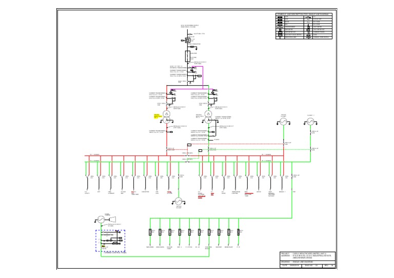 Single Line Diagram | PDF | Electrical Components | Equipment