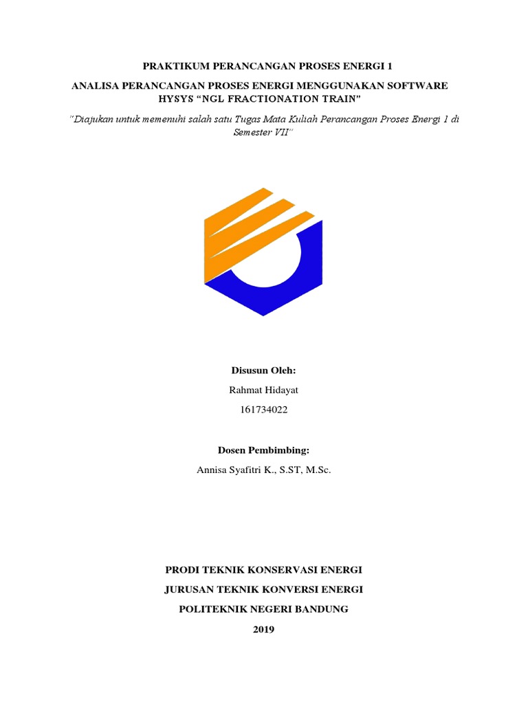 Rahmat Hidayat NGL FRACTIONATION TRAIN | PDF | Natural Gas Processing ...