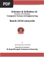 PTU B Tech Computer Science Syllabus 3rd - 8th Semester | PDF | Pointer (Computer Programming ...