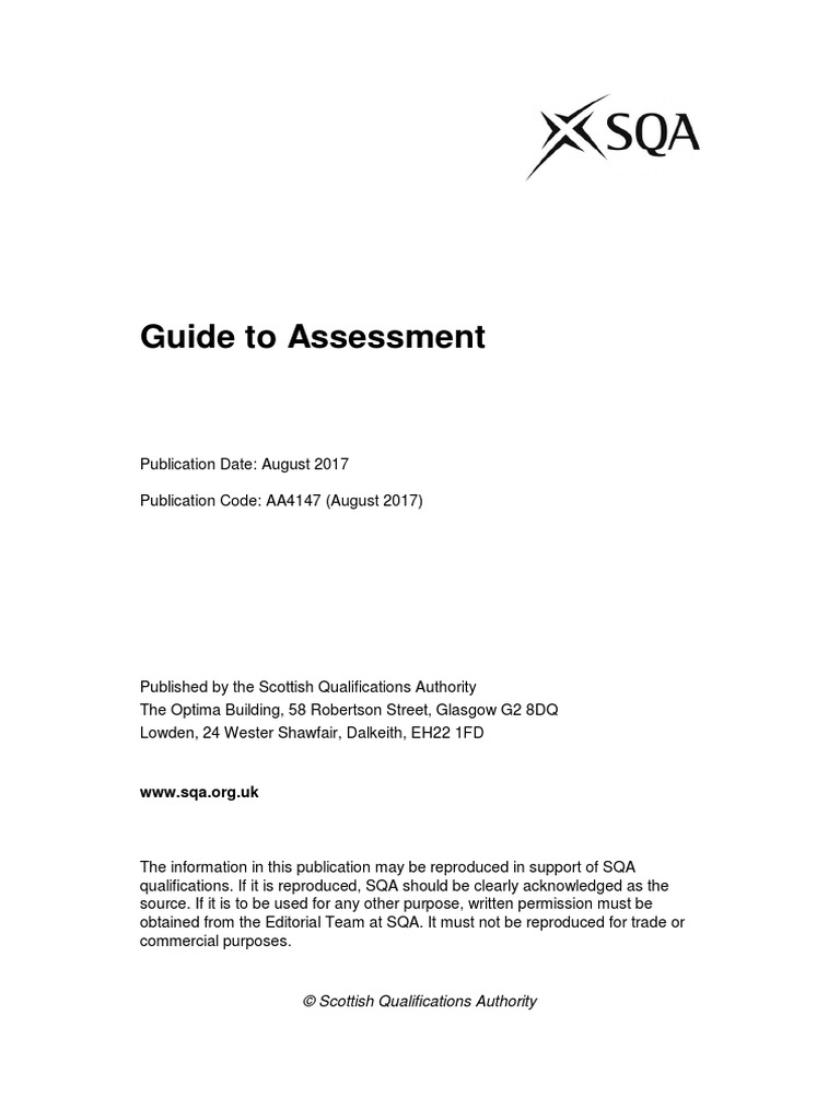 Guide To Assessment | PDF | Educational Assessment | Validity (Statistics)