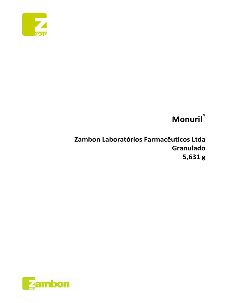 Bula Moniril | PDF | Infecção do trato urinário | Gravidez