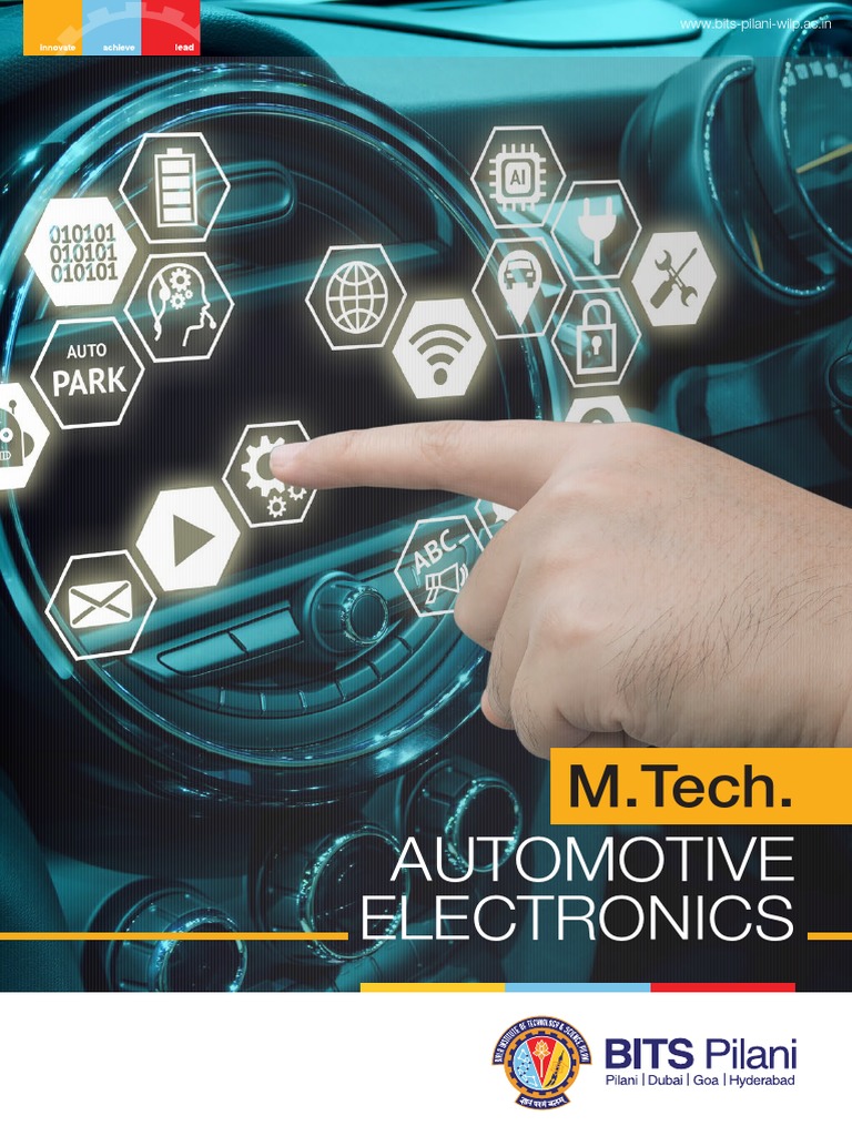 MTech Automotive Electronics | PDF | Embedded System | Computer Security