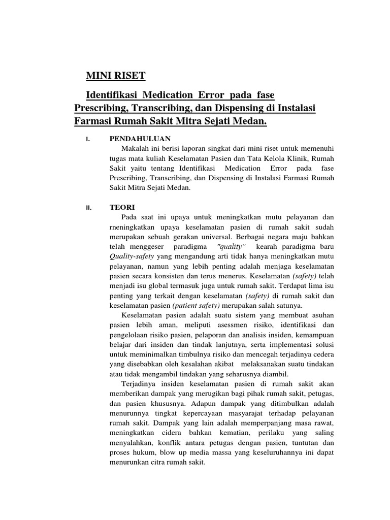 Mini Riset - Tugas Pak Zul | PDF