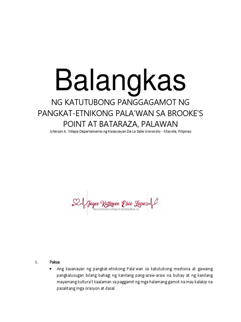 Balangkas | PDF