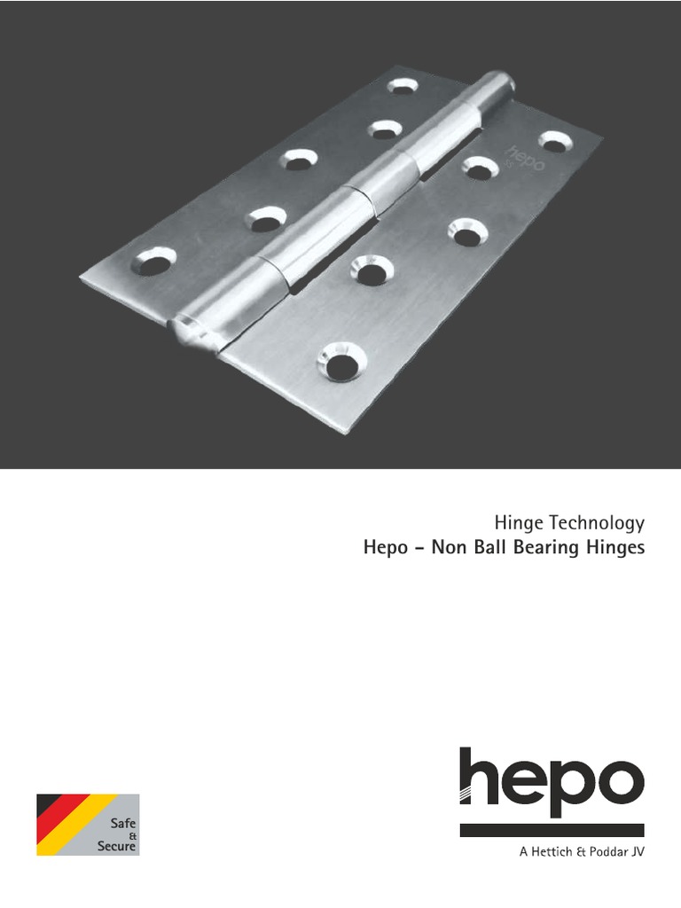 Hepo Riveted Type Butt Hinge | PDF | Tools | Manufactured Goods