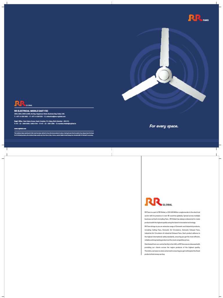 Fan Brochure | PDF | Manufactured Goods | Nature