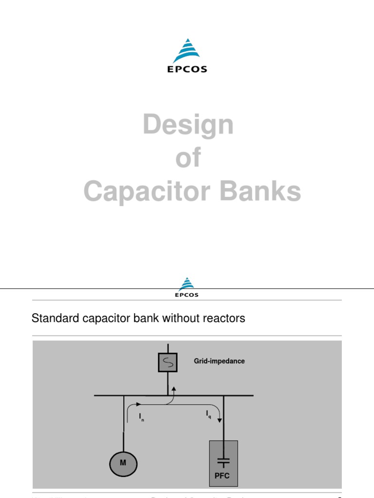 2-3design of Capacitor Banks | PDF | Capacitor | Fuse (Electrical)