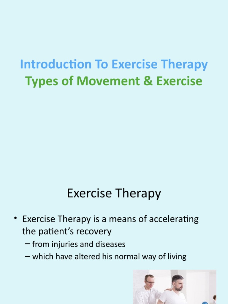 Types of Movement &, Exercise | PDF | Physical Therapy | Muscle