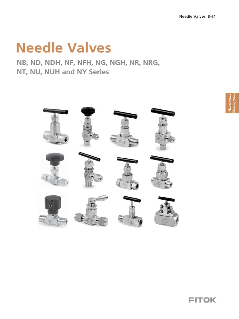Valvulas de Aguja | PDF | Valve | Stainless Steel