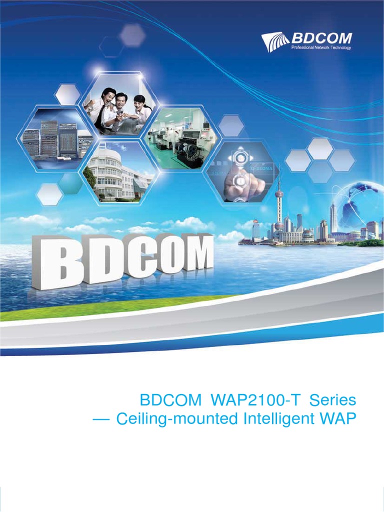 Wifi - BDCom WAP2100-T22D | PDF | Wireless Access Point | Wi Fi