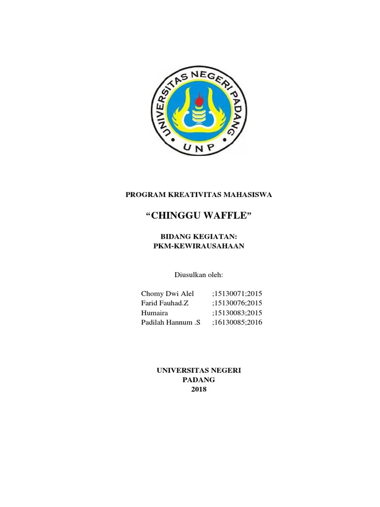 Inovasi Bisnis Chinggu Waffle Mahasiswa | PDF