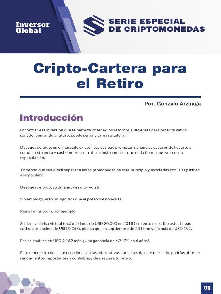 La Cripto-Cartera para El Retiro | PDF | Bitcoin | Criptomoneda