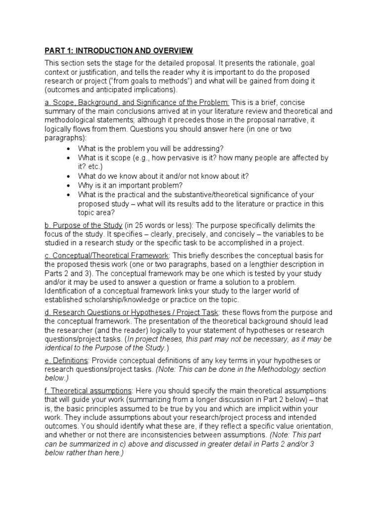 Laying the Foundation: An Introduction to the Scope, Purpose, and ...