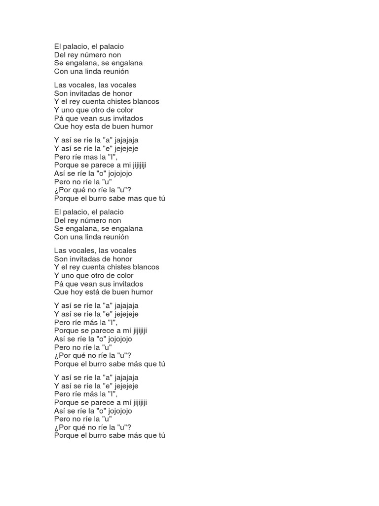 Risa De Las Vocales Pdf