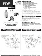 Kenworth Airglide 100 Suspension Guide | PDF | Suspension (Vehicle) | Valve
