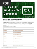 Windows Commands Cheat Sheet (Cmdref - Net - Cheat Sheet and Example) | PDF | Domain Name System ...