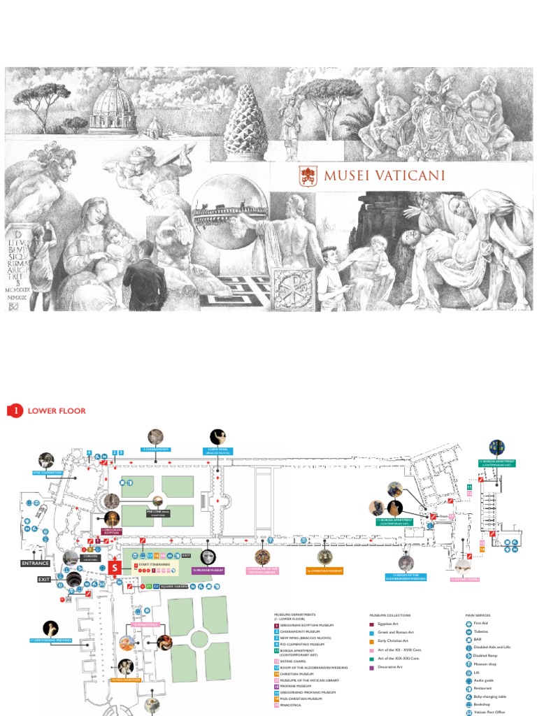 Mappa Musei Vaticani PDF | PDF