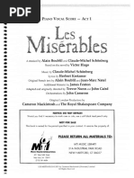 LES MIS Script | PDF