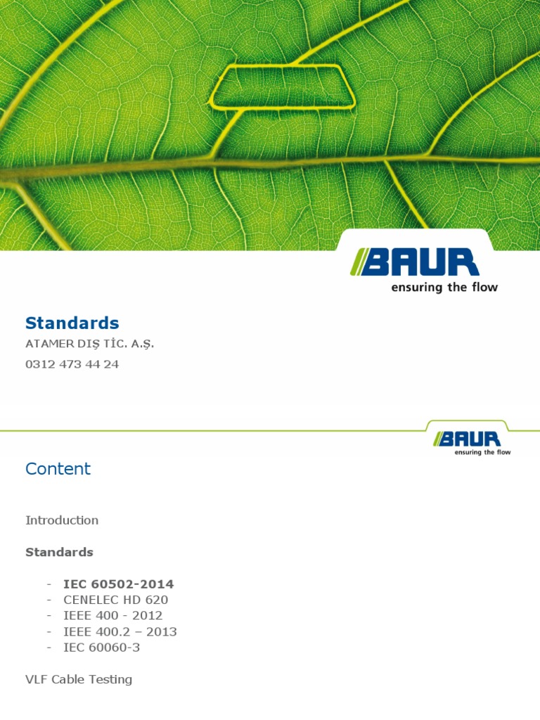 Standards For Cable Testing - 03 2015 | PDF | High Voltage Direct ...